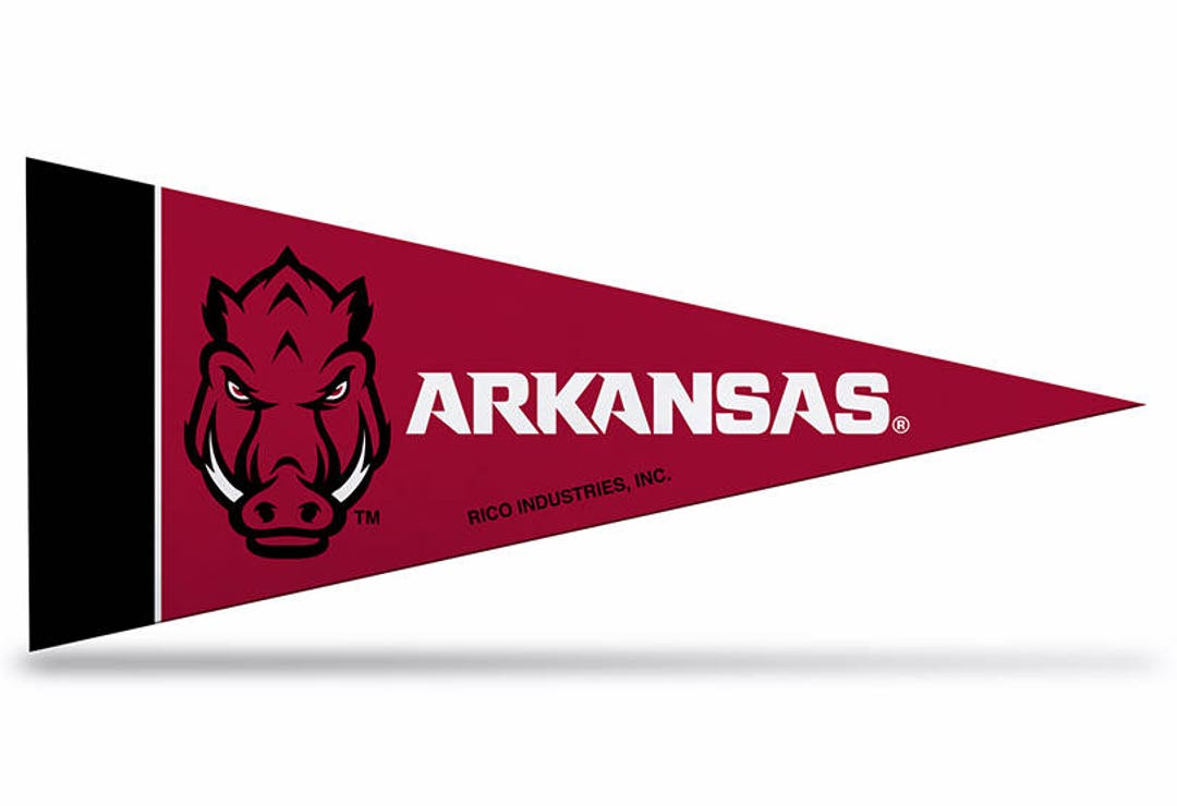 Arkansas Razorbacks Felt Mini Pennants Licensed by Rico - Etsy