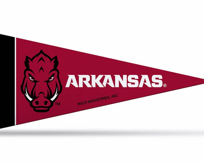 Arkansas Razorbacks Felt Mini Pennants, Licensed by Rico 4 X 9 - Etsy