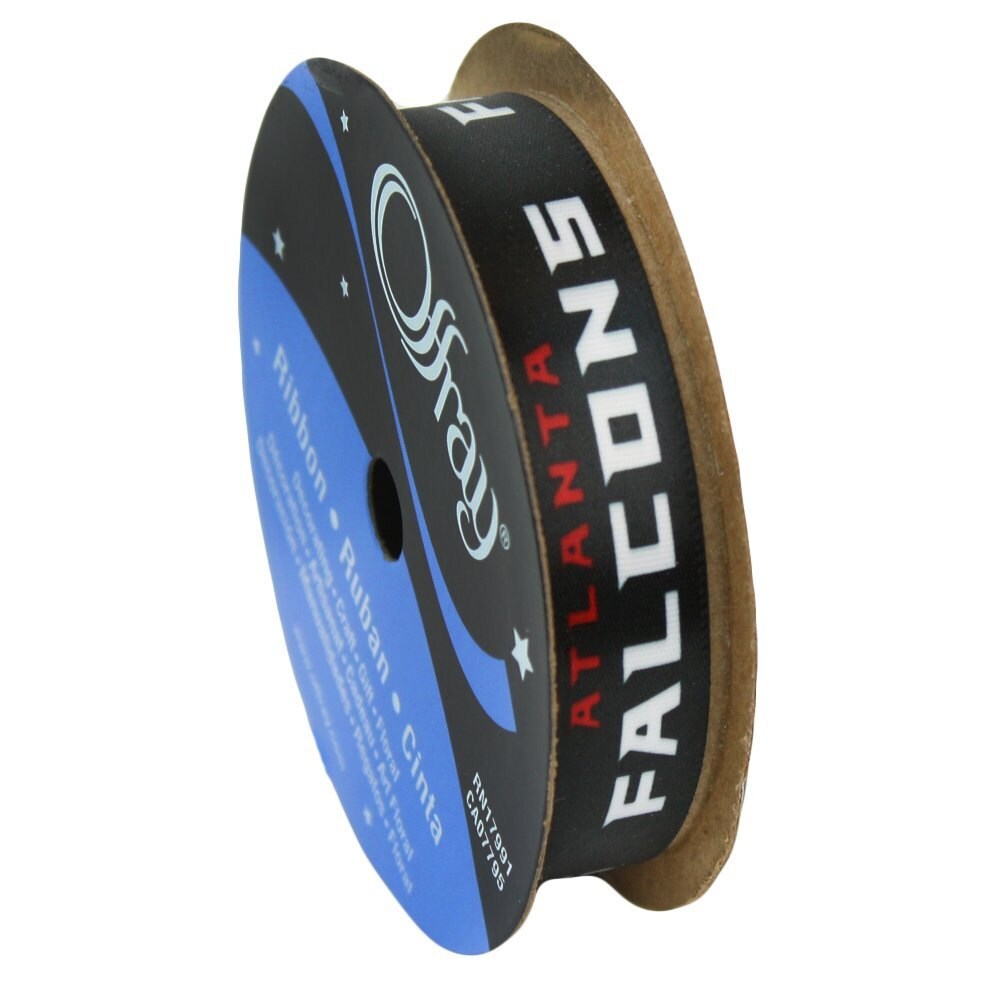 5/8 NFL Atlanta Falcons Ribbon 9 Foot Spool Licensed | Etsy