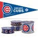 Chicago Cubs MLB 4-pack of Ribbon & Mini Pennant, Licensed MLB Offray ...