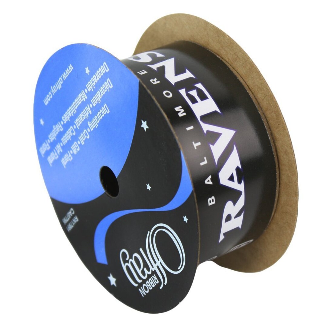 1-5/16" NFL Baltimore Ravens Ribbon, 12 Foot Spool, Licensed by Offray ...