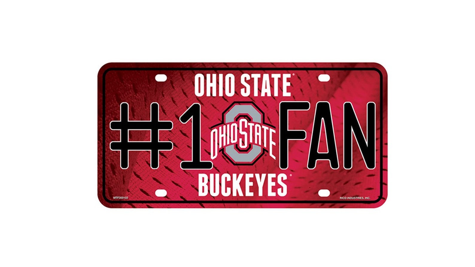 Ohio State Buckeyes NCAA 1 Fan Metal License Plate Licensed - Etsy