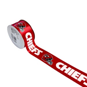 1.5" NFL Kansas City Chiefs Ribbon, Licensed Offray Ribbon - Etsy