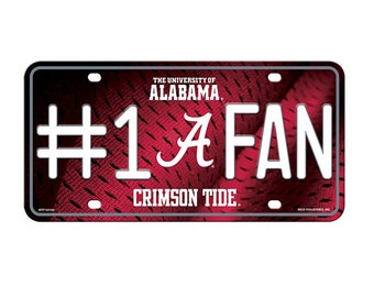 Alabama Crimson Tide License Plate - Etsy