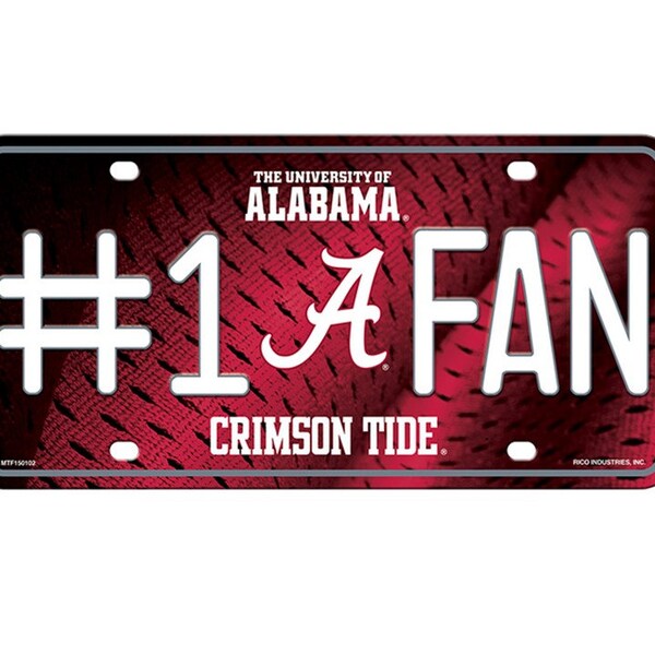 Alabama Crimson Tide License Plate - Etsy