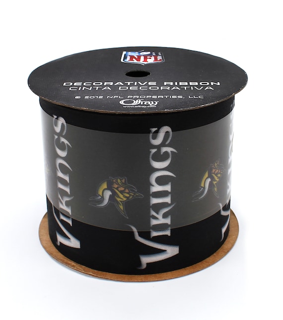 2-1/2 NFL Minnesota Vikings Ribbon 9 Foot Spool - Etsy Australia