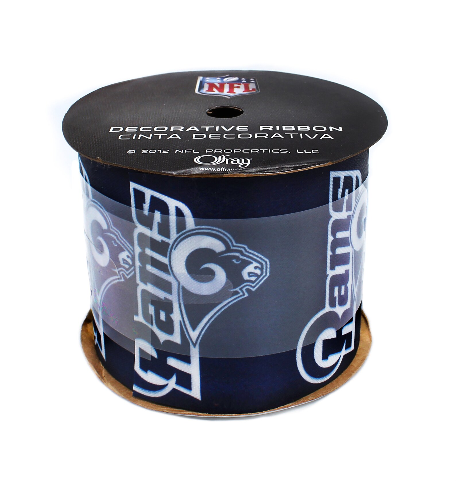 2-1/2 NFL Los Angeles Rams Ribbon 9 Foot Spool | Etsy