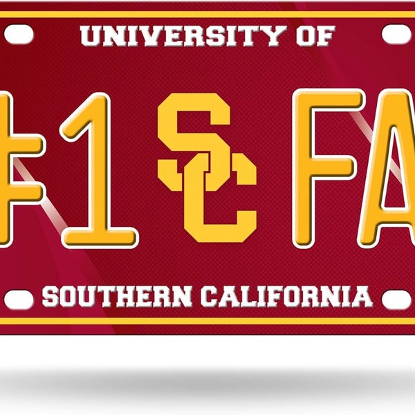 Usc License Plate - Etsy