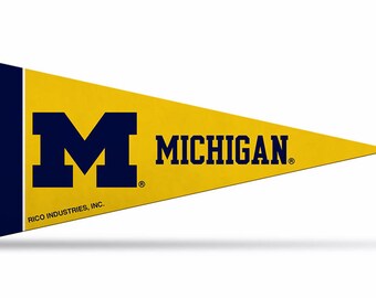 Michigan Felt Pennants - Etsy