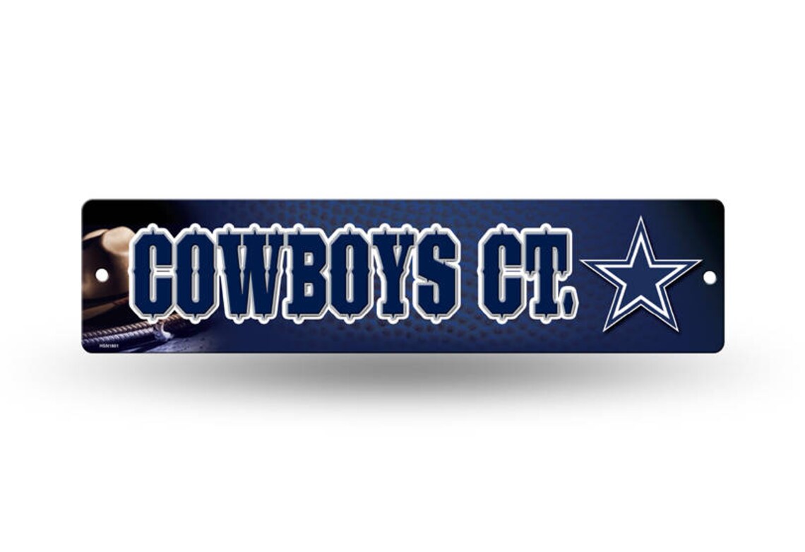 Dallas Cowboys NFL Plastic Street Sign - Cowboys Court - Etsy