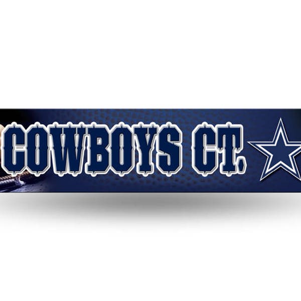 Dallas Cowboy Street Sign - Etsy