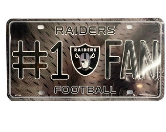 Raiders Las Vegas Crystal Sparkle Auto Bling Rhinestone License Plate ...