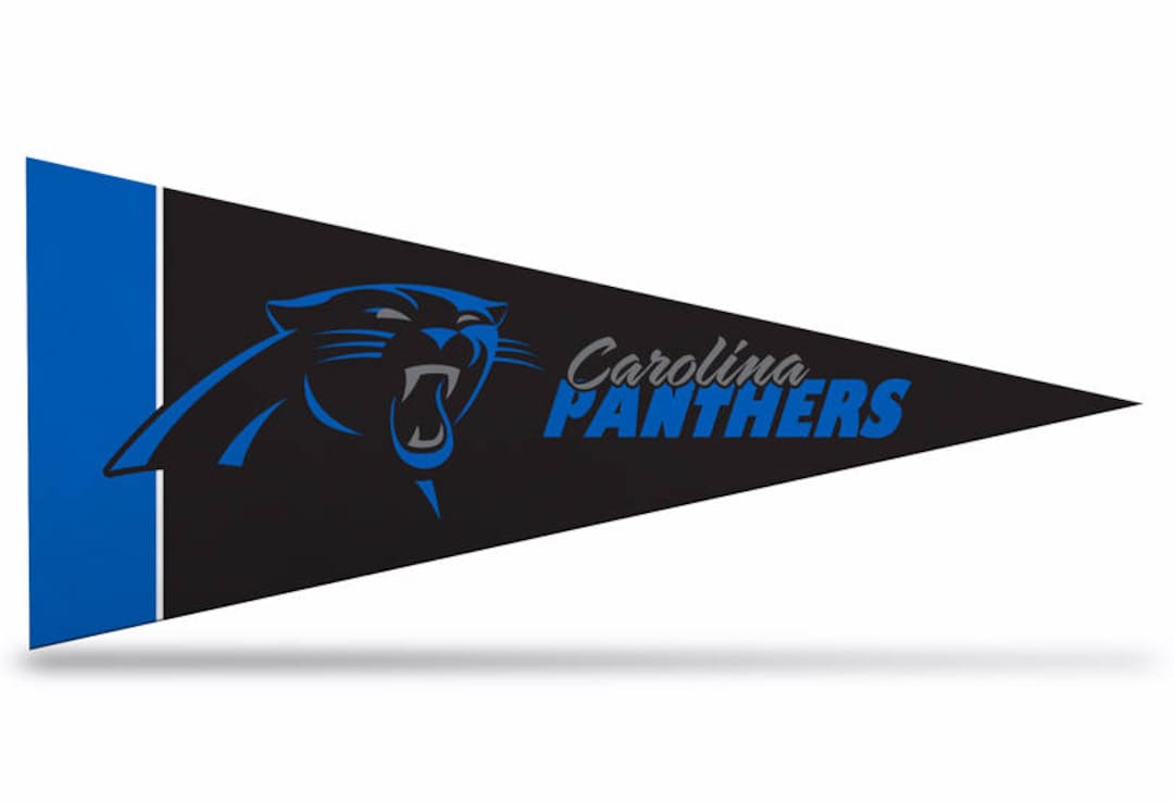 Carolina Panthers NFL Felt Mini Pennants, 4" X 9", Licensed by Rico - Etsy