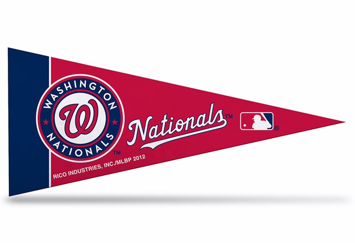 Washington Nationals MLB Felt Mini Pennants 4 X 9 - Etsy