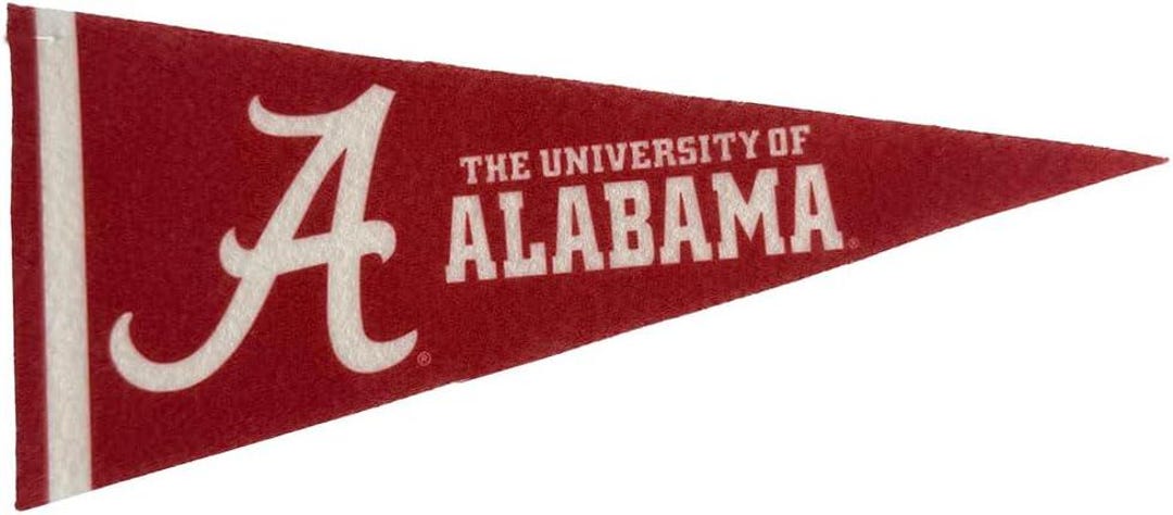 University of Alabama Crimson Tide Felt Mini Pennants, 4" X 9 ...