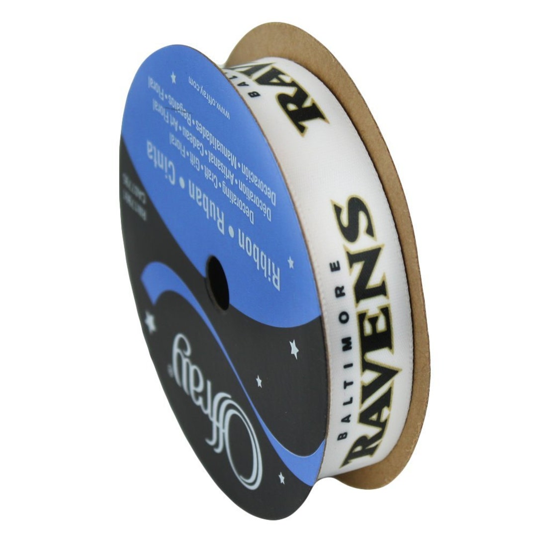 5/8" NFL Baltimore Ravens Ribbon, 9 Foot Spool, Licensed by Offray - Etsy