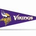 2.5 NFL Minnesota Vikings Ribbon 9 Feet & Mini Pennant - Etsy