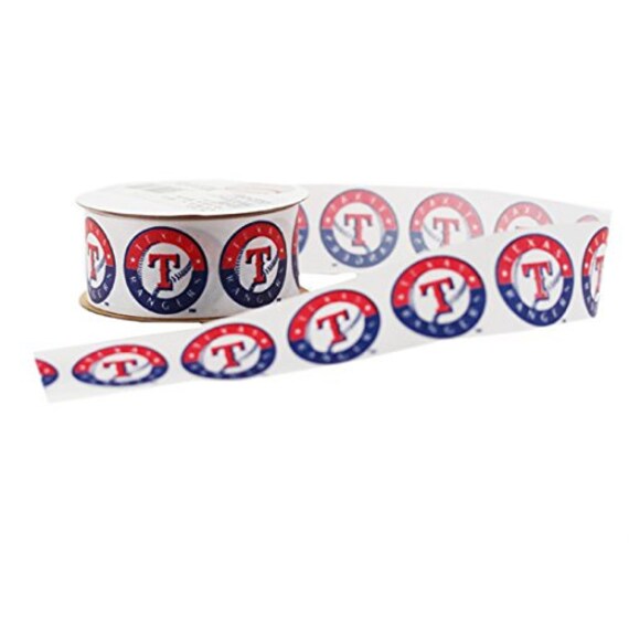 Offray MLB Texas Rangers Fabric Ribbon 1-5/16-inch by | Etsy