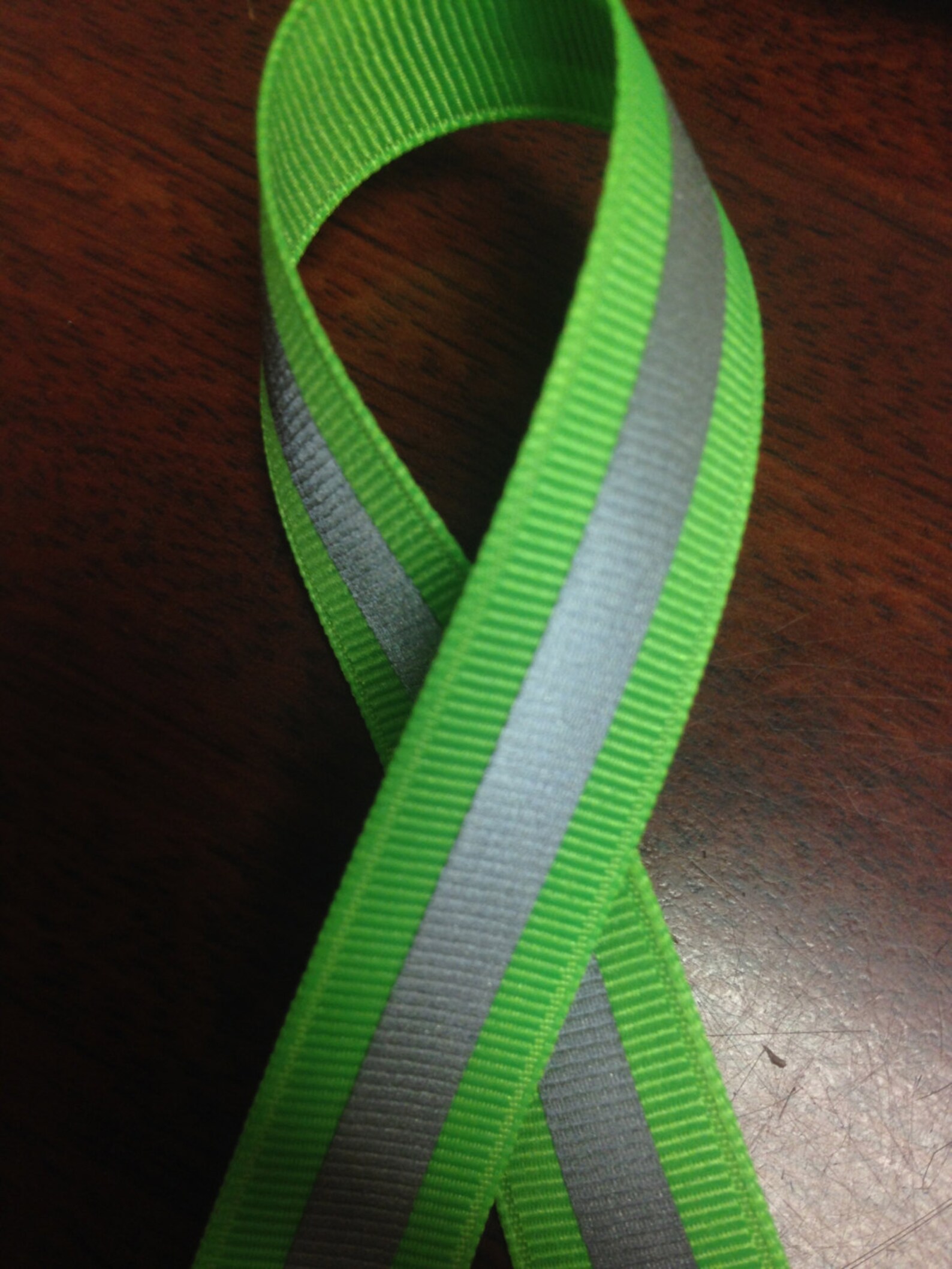 Reflective Glo Grosgrain Ribbon Silver 3M Scotchlite 8710 Reflective ...