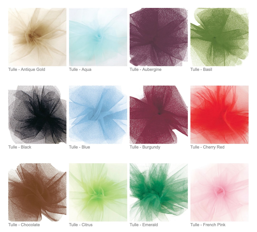 6" Tulle - 25 Yards - 39 Colors to Choose From! Great for Tutus ...