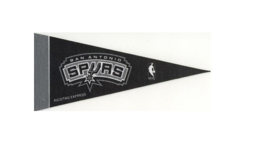San Antonio Spurs NBA Mini Pennant, 4" X 9" - Etsy