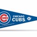 Chicago Cubs MLB 4-pack of Ribbon & Mini Pennant, Licensed MLB Offray ...