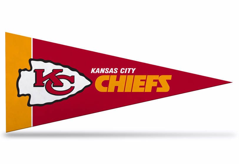 Kansas City Chiefs NFL Felt Mini Pennants 4 X 9 - Etsy