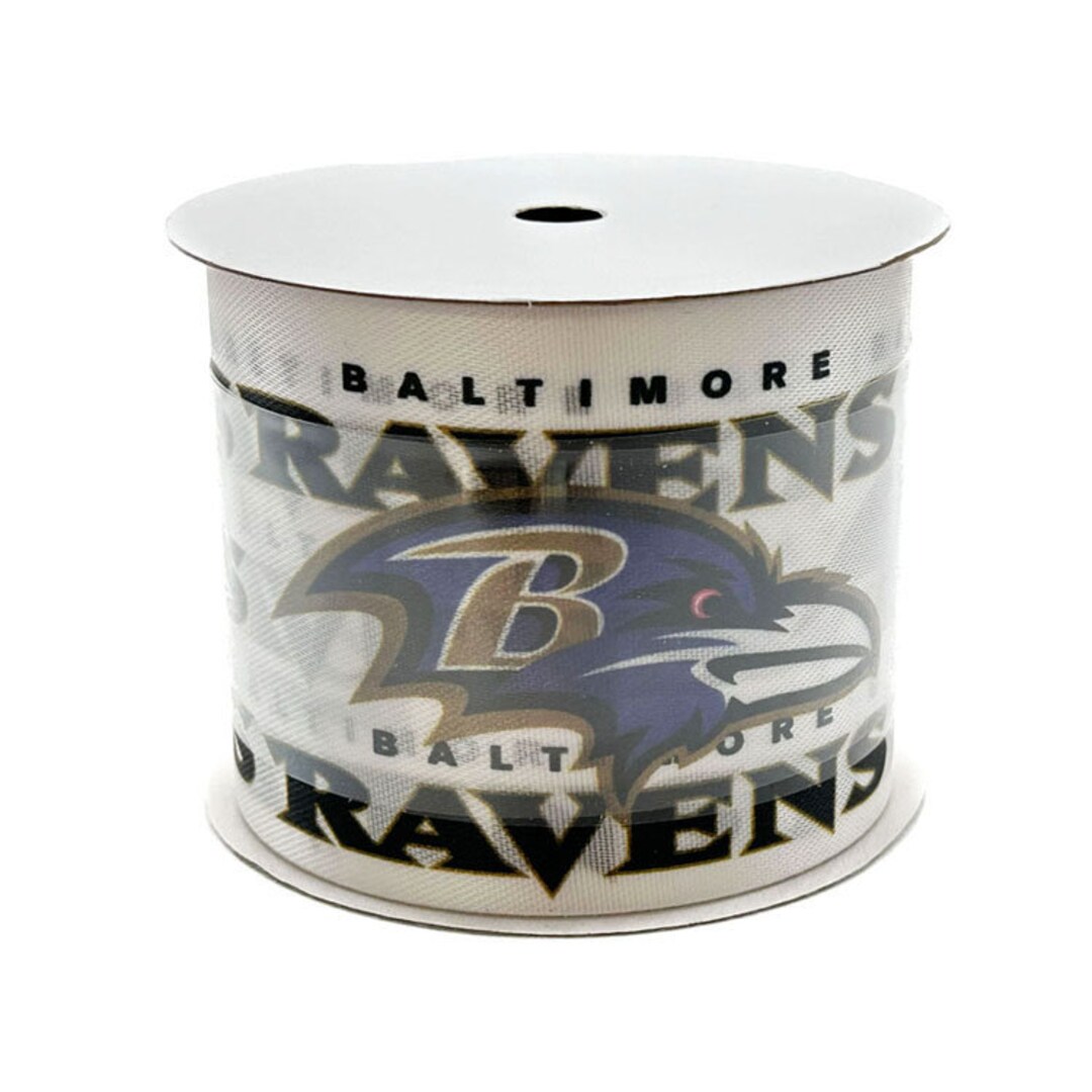 2.5" NFL Baltimore Ravens Ribbon, Licensed Offray Ribbon - Etsy