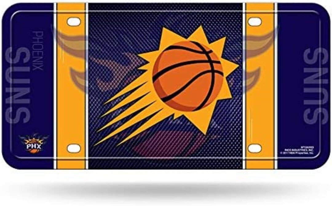 Phoenix Suns NBA Metal License Plate - Licensed by Rico - Etsy