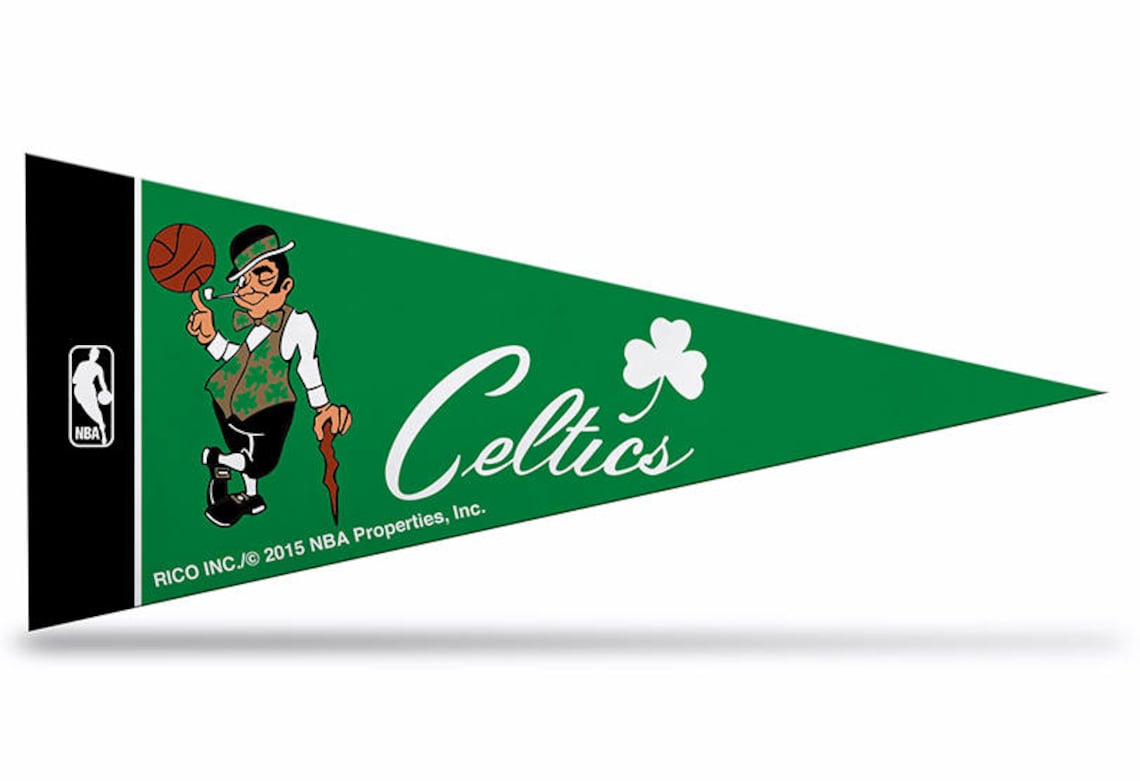 Boston Celtics Licensed NBA Felt Mini Pennants 4 x | Etsy