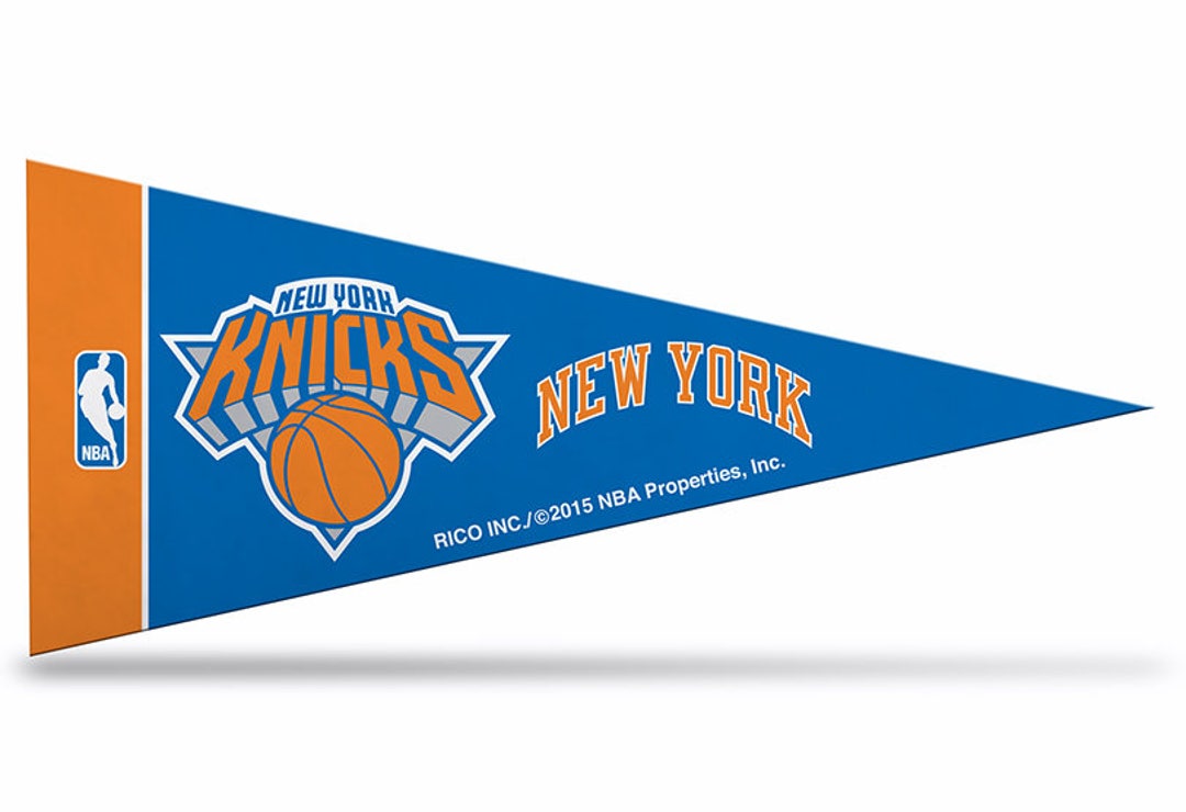 New York Knicks NBA Licensed Mini Pennants, 4" X 9" - Etsy