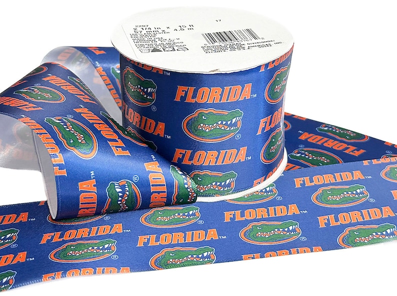 2.5" Florida Gators Ribbon, Licensed Offray Ribbon - Etsy