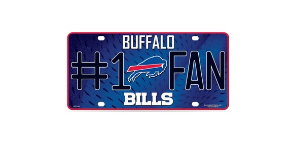 Buffalo Bills NFL 1 Fan Metal License Plate/ Auto Tag | Etsy