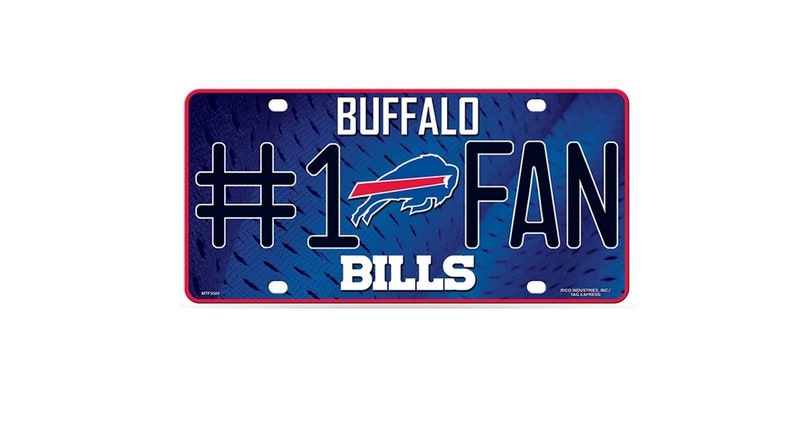 Buffalo Bills NFL 1 Fan Metal License Plate/ Auto Tag | Etsy