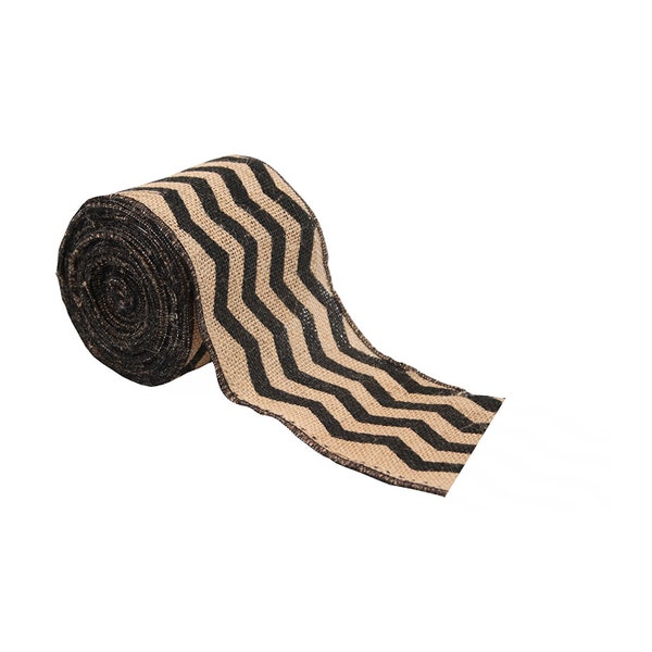 Chevron Burlap Ribbon - Etsy