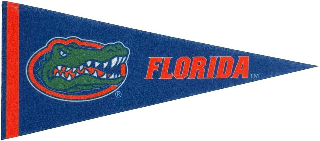 University of Florida Gators Licensed Felt Mini Pennants, 4" X 9 ...