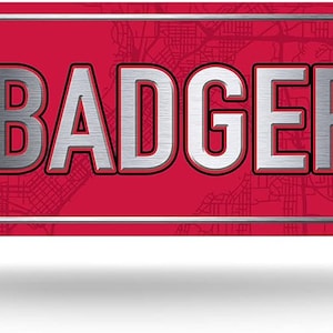 Wisconsin Badger Wreath - Etsy