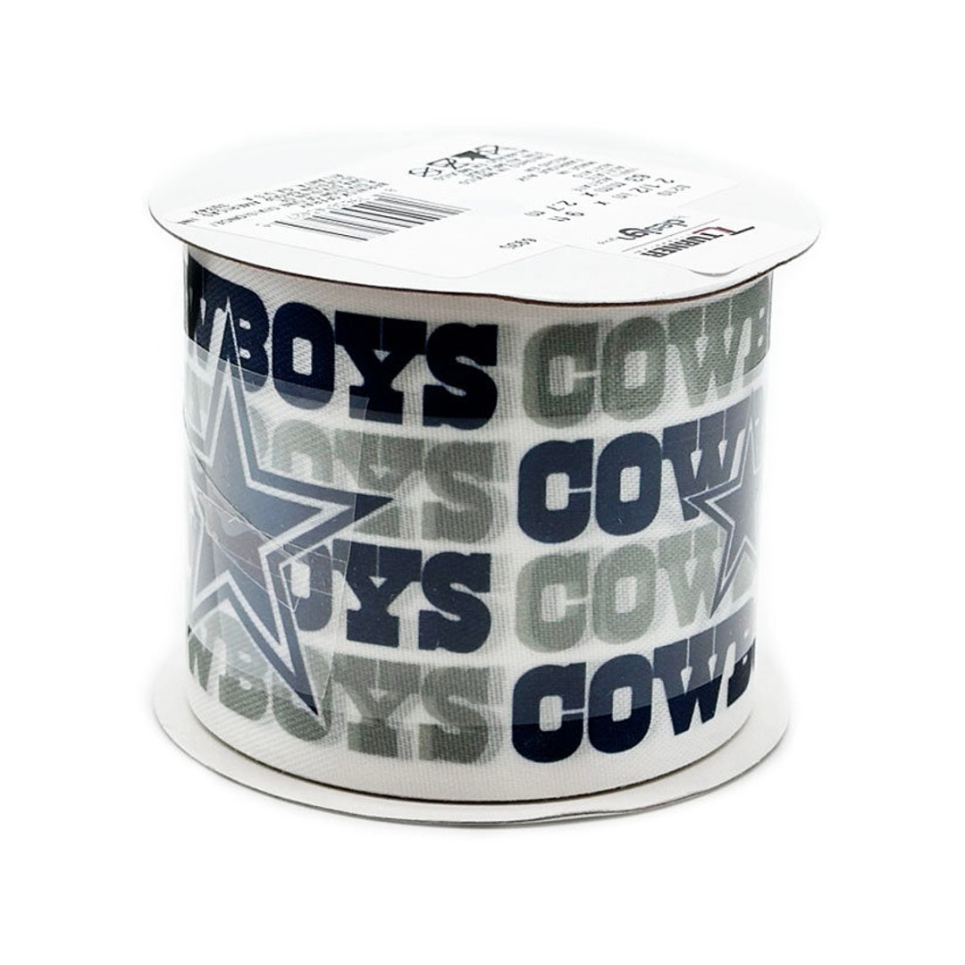 2.5" NFL Dallas Cowboys Ribbon, Licensed NFL Offray Ribbon - Etsy