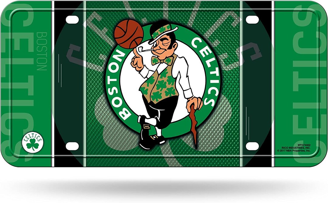 Boston Celtics Metal License Plate - Etsy
