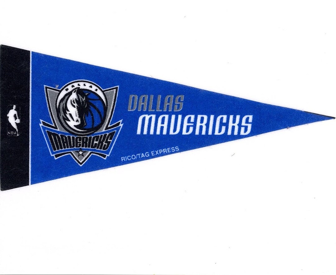 Dallas Mavericks NBA Felt Mini Pennants, 4" X 9", Licensed by Rico - Etsy
