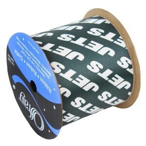NFL New York Jets Ribbon, 2.5" Ribbon (3 Yards) & Mini Pennant ...