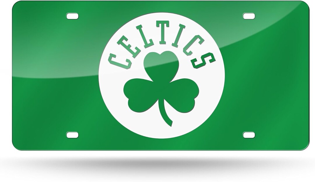 Boston Celtics NBA Laser Inlaid Metal License Plate Tag - Etsy
