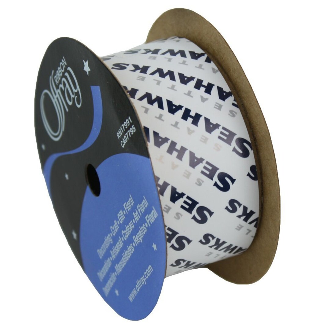 NFL Seattle Seahawks Ribbon, 1-5/16", 12 Feet , Licensed by Offray - Etsy