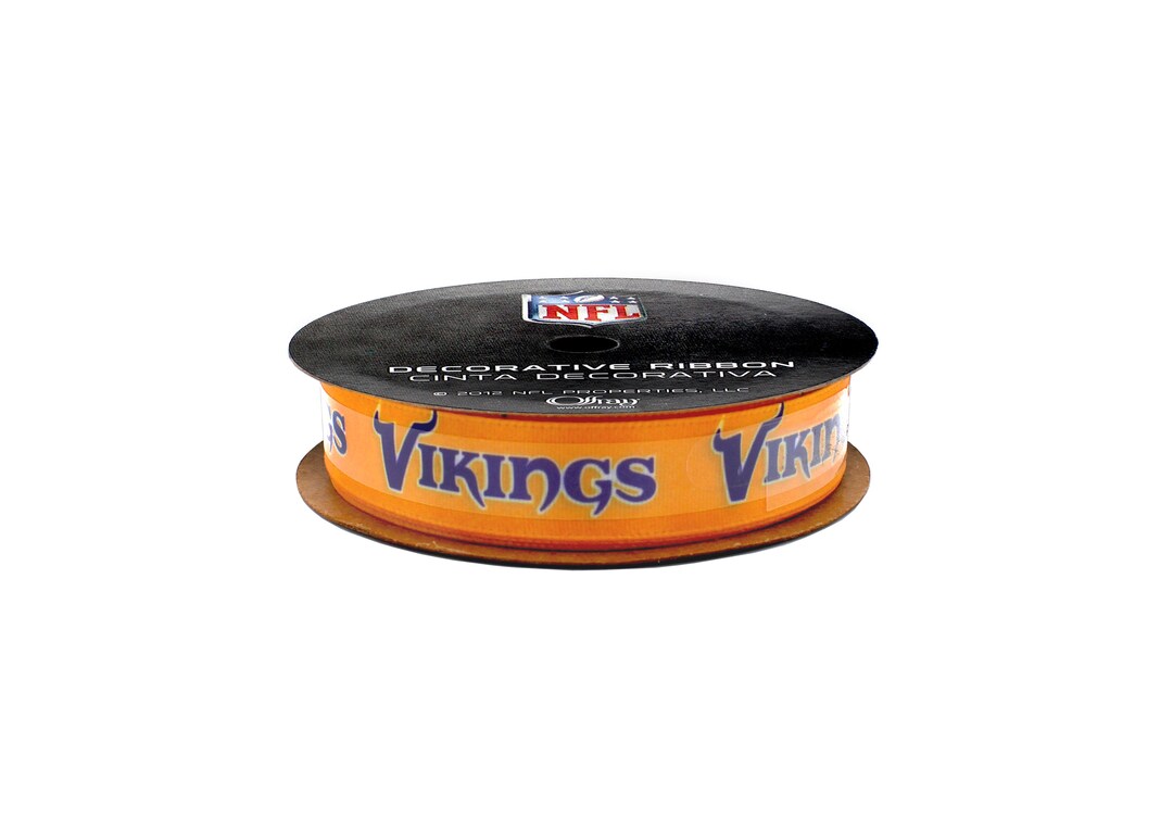 5/8 NFL Minnesota Vikings Ribbon, 9 Foot Spool, Licensed by Offray - Etsy