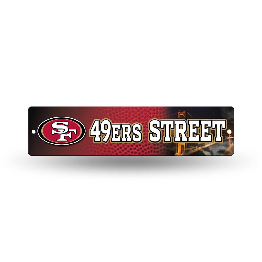 San Francisco 49ers Plastic Street Sign - Etsy