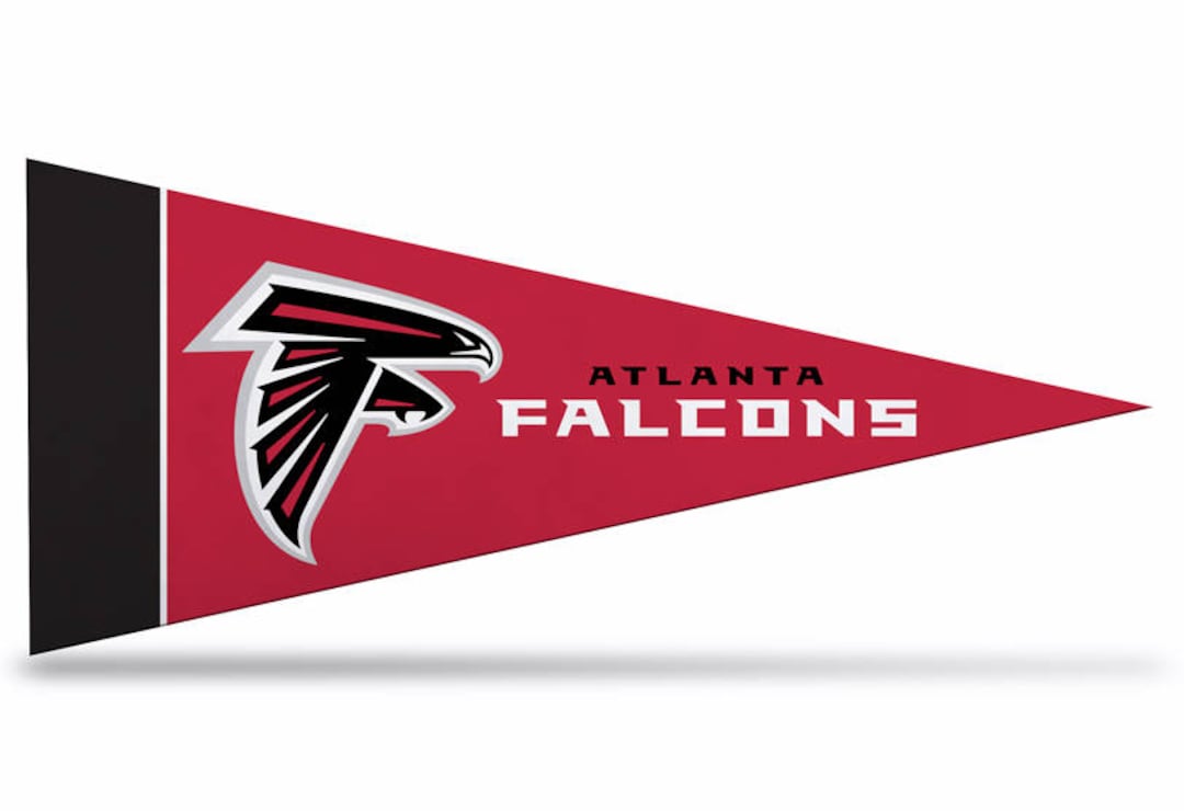 Atlanta Falcons NFL Felt Mini Pennants, 4" X 9", Licensed by Rico - Etsy