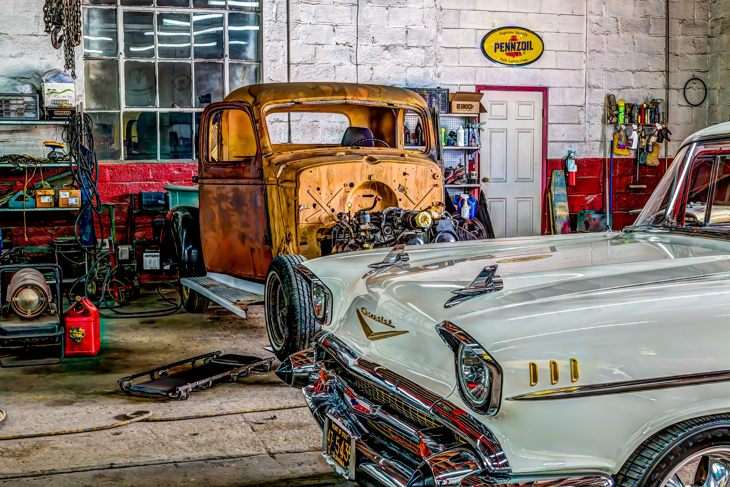 Man Cave Old Car Truck 12 X 18 Picture Fine Art HDR Print - Etsy