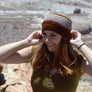 Petrified Forest National Park Beanie Knitting Pattern - Etsy