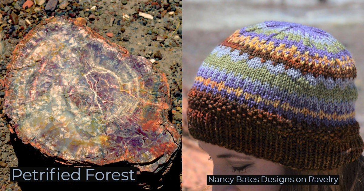 Petrified Forest National Park Beanie Knitting Pattern - Etsy