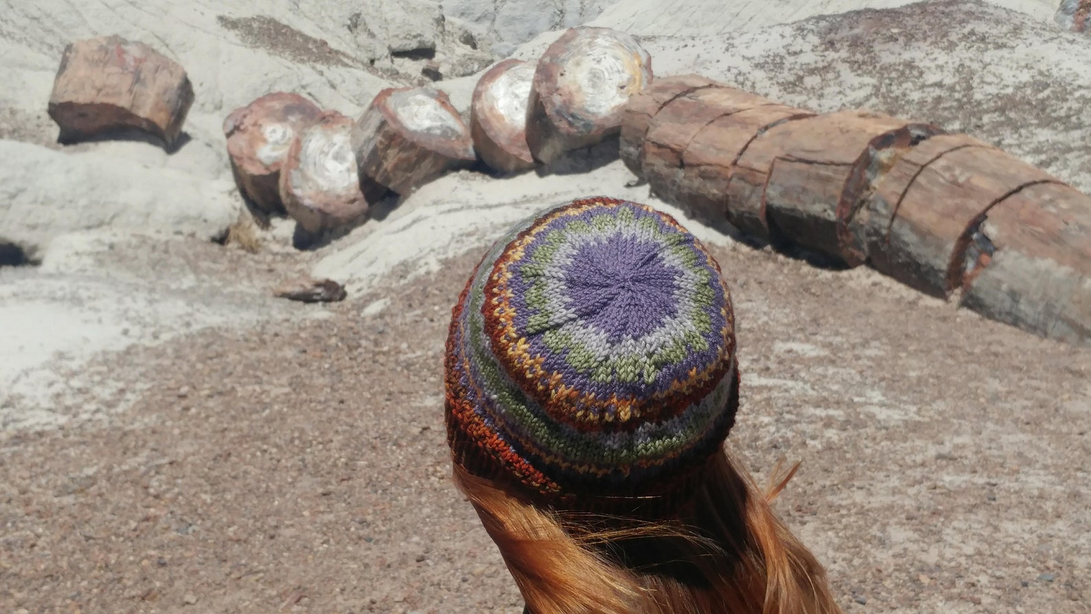 Petrified Forest National Park Beanie Knitting Pattern - Etsy